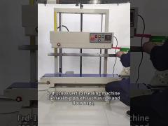 Elektrische verticale continue bandverzegelmachine voor voedsel / drank Plastic bags Folie film zak verpakkingsmachine