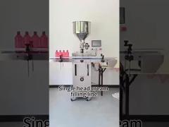 Automatische servomotor Warme saus Ketchup Jam Jar Lotion Cosmetische crème Shampoo Honingfles Vloeibare pasta vulmachine