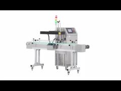 Automatische continue verzegeling van plastic flessen door warmte Elektromagnetische inductie Aluminiumfolie verzegelmachines