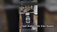 Ce Certified Automatic Can Sealing Machine Quick Sealing Milk Tea Beer Coffee Can Sealing Machine