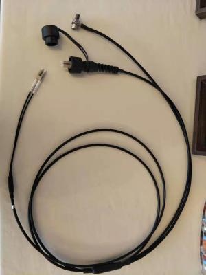 China Armored fiber cable with grounding kit, black LSZH for sale
