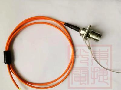 China Armored MPO cable, Armored fiber cable, waterproof connector, IP67 for sale