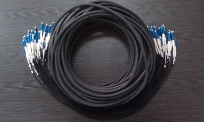 China 18F Armored fiber patch cord, rodent resist fiber cable，LSZH outer jacket，ROHS, water proof connector for sale