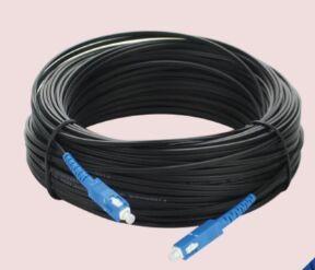 China 1F Armored drop cable, rodent-resist fiber cable，LSZH outer jacket，ROHS, UL, for sale