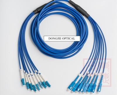 China 6F,8F,12F Armored fiber patch cord, rodent resist fiber cable，LSZH / pvc/ outer jacket，ROHS, UL, for sale