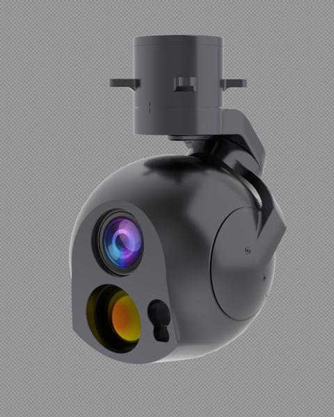 Quality 126T3-02 Black Multi-Function Aviation Surveillance Pod with Thermal Imaging GPS Tracking System for General Aircraft for sale