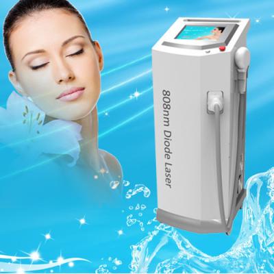 China Standing Diode Laser Hair Removal Machine for Hair on the face , arm , leg for sale