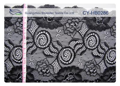 中国 慰めの設計ジャカード ランジェリー OEM CY-HB0286 のための伸縮性があるレースの生地 販売のため