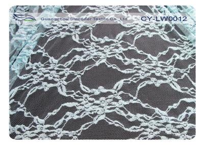 Cina Tessuto di maglia di nylon smerlato bene durevole del pizzo del cotone, tessuto CY-LW0012 del pizzo della biancheria intima in vendita