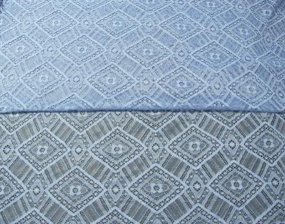 Cina Maglia di nylon del tessuto del pizzo del cotone geometrico del blu reale per indumenti da letto SYD-0004 in vendita