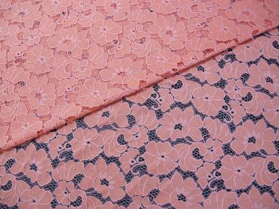 Cina Strizzacervelli-Resistente elegante del pizzo del cotone del vestito dalle signore di rosa floreale di nylon del tessuto  in vendita