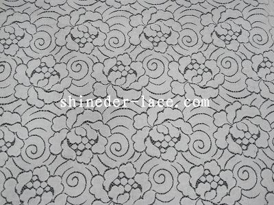 Cina Modello floreale delicato del cotone del tessuto di nylon comodo e Breathy del pizzo per abbigliamento SYD-0171-1 in vendita