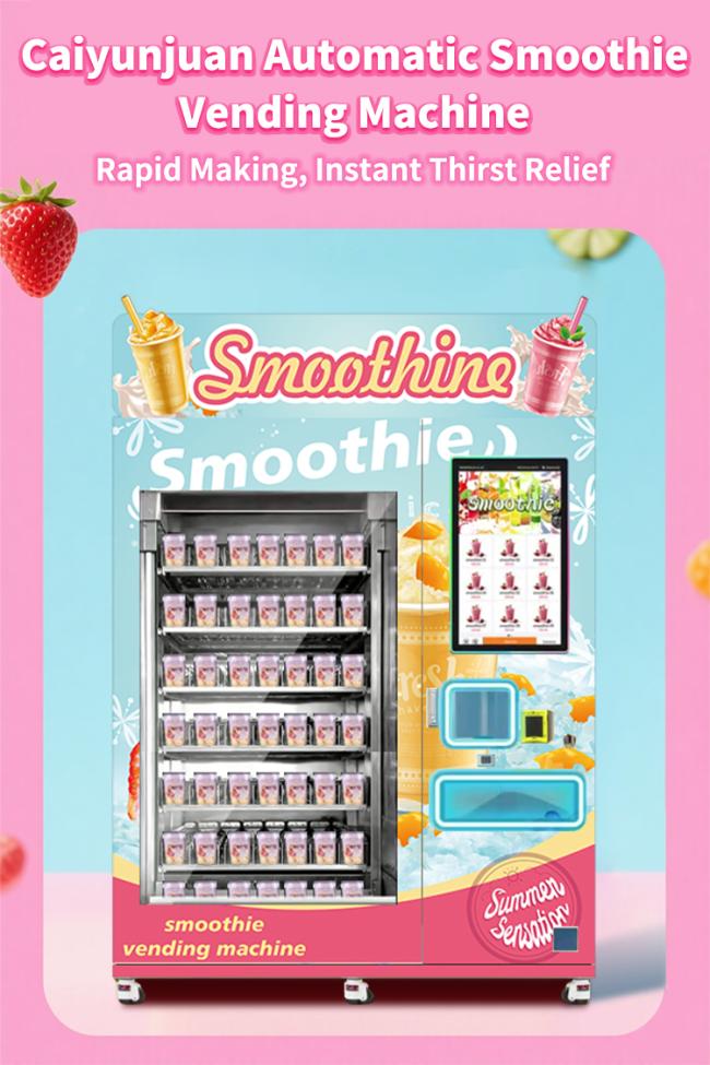 Caiyunjuan Commercial Classic Smoothie Vending Machine Fully Automatic Machine Frozen Drink Stylish Smoothie Machine