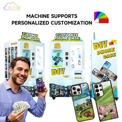 China 3 Minutes Per Case Phone Case Printing Vending Machine with Variable Ink Droplet Technology White Or Customized Color for sale
