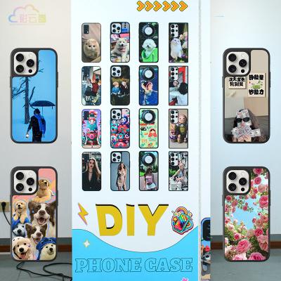 China Global Language Supported Phone Case Vending Machine Featuring Variable Ink Droplet Technology for Purchase for sale