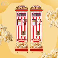 Quality 24/7 Automatic Vending Popcorn Machine 2 Minutes Dispensing Electric Power for sale