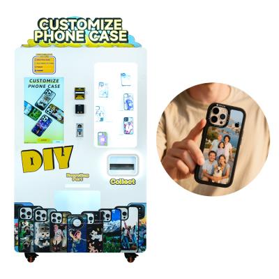 China Train Stations Phone Case Printing Vending Machine CYJ-D04 with Printing and Spanish Language Options for sale