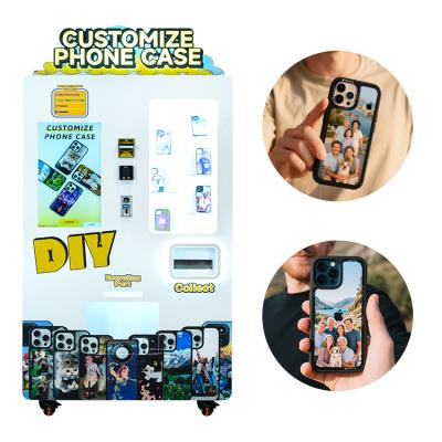 China CB Certified Cell Phone Case Printing Vending Machine for Your Business 220V/50Hz for sale
