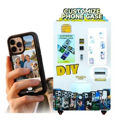 China Steel Phone Case Printing Vending Machine Variable Ink Droplet Technology and 220V/50Hz Power Supply for Durable Results for sale