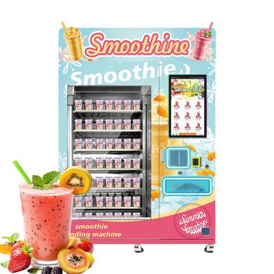 China Commercial Stainless Steel Smoothie Vending Machine with Compressor Cooling System for sale