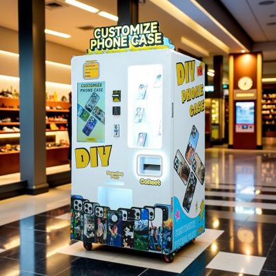 China Personalized Phone Case Vending Machine Automatic Kiosk For Shopping Malls Custom Designs for sale