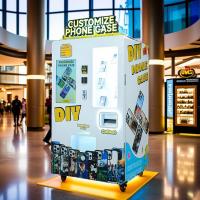 China Phone Case Printer Vending Machine Automatic Service Kiosk For Custom Personalized Designs for sale