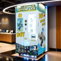 China Phone Case Printer Vending Machine Automatic Service Kiosk For Custom Personalized Designs for sale