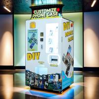 China Automatic Phone Case Vending Machine For Startup Automatic Retail Solution Custom Cases for sale