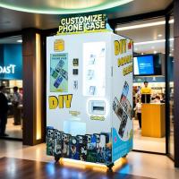 China Phone Case Printer Vending Machine For Entertainment Venues Automatic Custom Service for sale