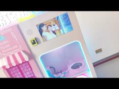 Fully Automatic Cotton Candy Machine Vending Fairy Floss Automatic Machine