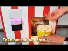 110V 220V automatische popcornmachine met 2 minuten afleveringssnelheid