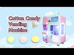 Cotton candy vending machine
