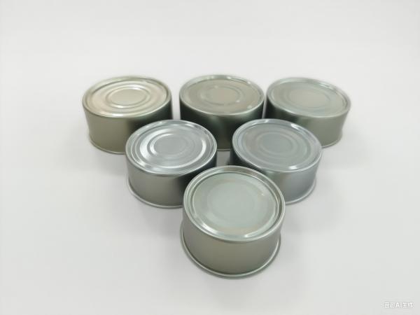 Quality Vertical Steel Straight Round Tin Cans Recyclable Sided Tin Can Food Safety for sale