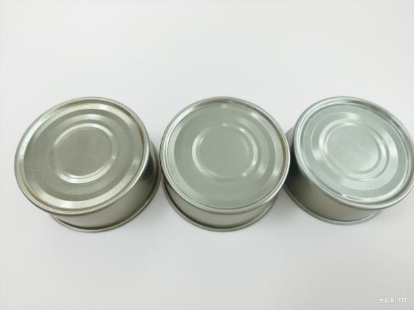 Quality Vertical Steel Straight Round Tin Cans Recyclable Sided Tin Can Food Safety for sale