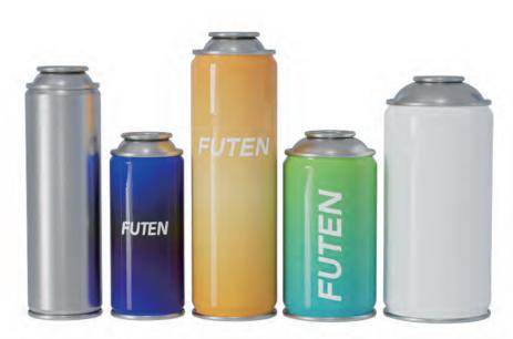 Quality Custom Necked In Aerosol Can 160mm Height Lightweight For Automotive Cleaners for sale