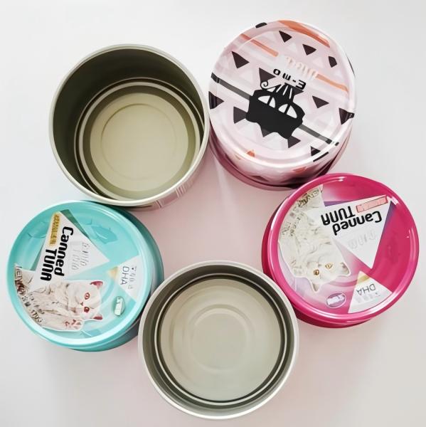 Quality 307 Round Tin Cans 83.3mm Inner Diameter 100ml 135ml 170ml Circular Tin for sale