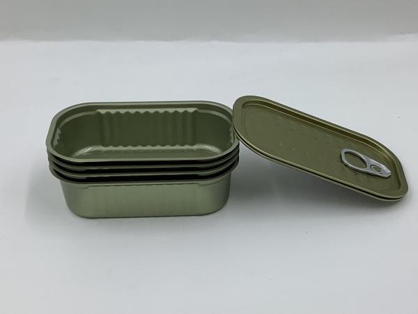 Quality Food Grade Sealing Rectangular Tin Containers 154*87*H23 Corrosion Proof for sale