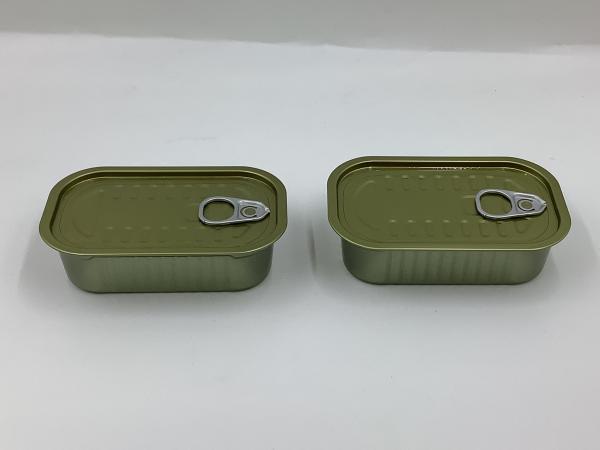 Quality Food Grade Sealing Rectangular Tin Containers 154*87*H23 Corrosion Proof for sale