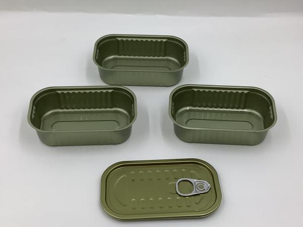 Quality Food Grade Sealing Rectangular Tin Containers 154*87*H23 Corrosion Proof for sale