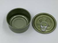 China 40ml Small Round Metal Containers 53mm Diameter Food-Grade Tinplate for Snack Packaging for sale