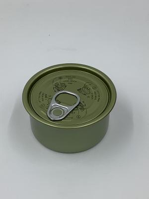 China 40ml Small Round Metal Containers Space Saving For Storage​ And Snack Packaging for sale