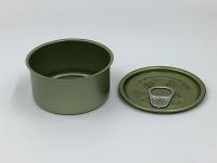 China 40ml Small Round Metal Containers 53mm Diameter Food-Grade Tinplate for Snack Packaging for sale