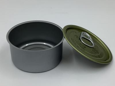 China Personalizable Small Round Tin Containers 80ml 65mm×34mm For Daily Packaging​ for sale