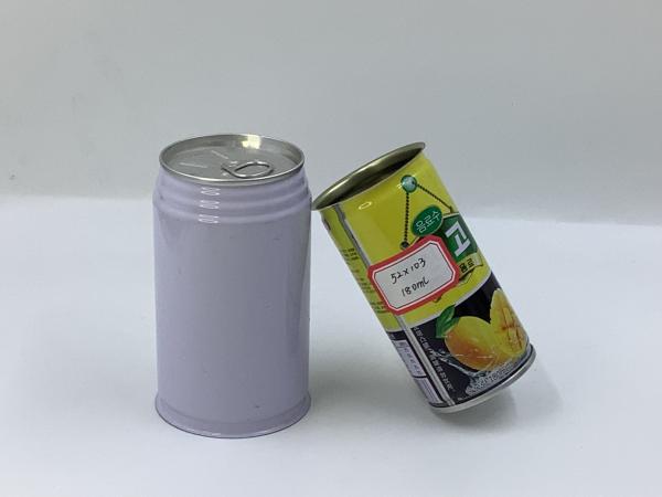 Quality 180ml 3 - Piece Tin Can for Drinks | 52×103mm Size | Leak - Proof Seal for sale