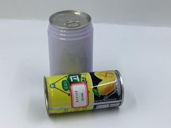 Quality 180ml 3 - Piece Tin Can for Drinks | 52×103mm Size | Leak - Proof Seal for sale