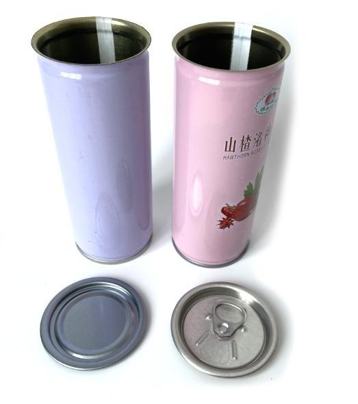 Quality 210ml Customizable 3 - Piece Tin Can | 52×118mm Size | Leak - Proof Beverage for sale