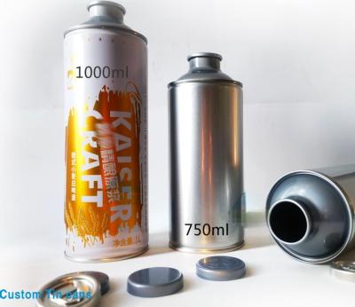 China 750ml 81×200mm 3 - Piece Tin | Customizable for Premium Beverages for sale