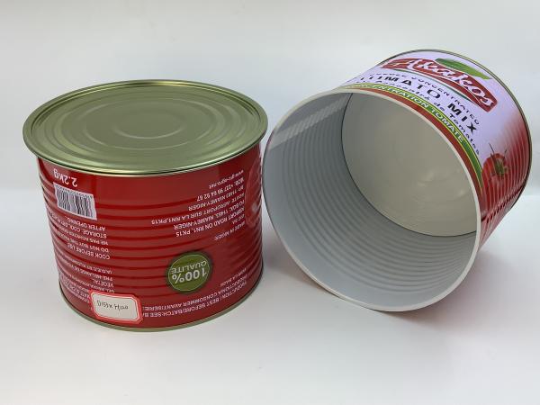 Quality 153mm Food Tin Can Three Piece 153*120mm 603# Caliber Customizable Capacity for sale