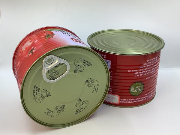 Quality 153mm Food Tin Can Three Piece 153*120mm 603# Caliber Customizable Capacity for sale