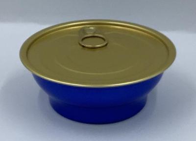 China 150ml Food Grade Metal Can Two Piece Aluminum Bowl Can 83.3mm×46mm 307# Caliber for sale
